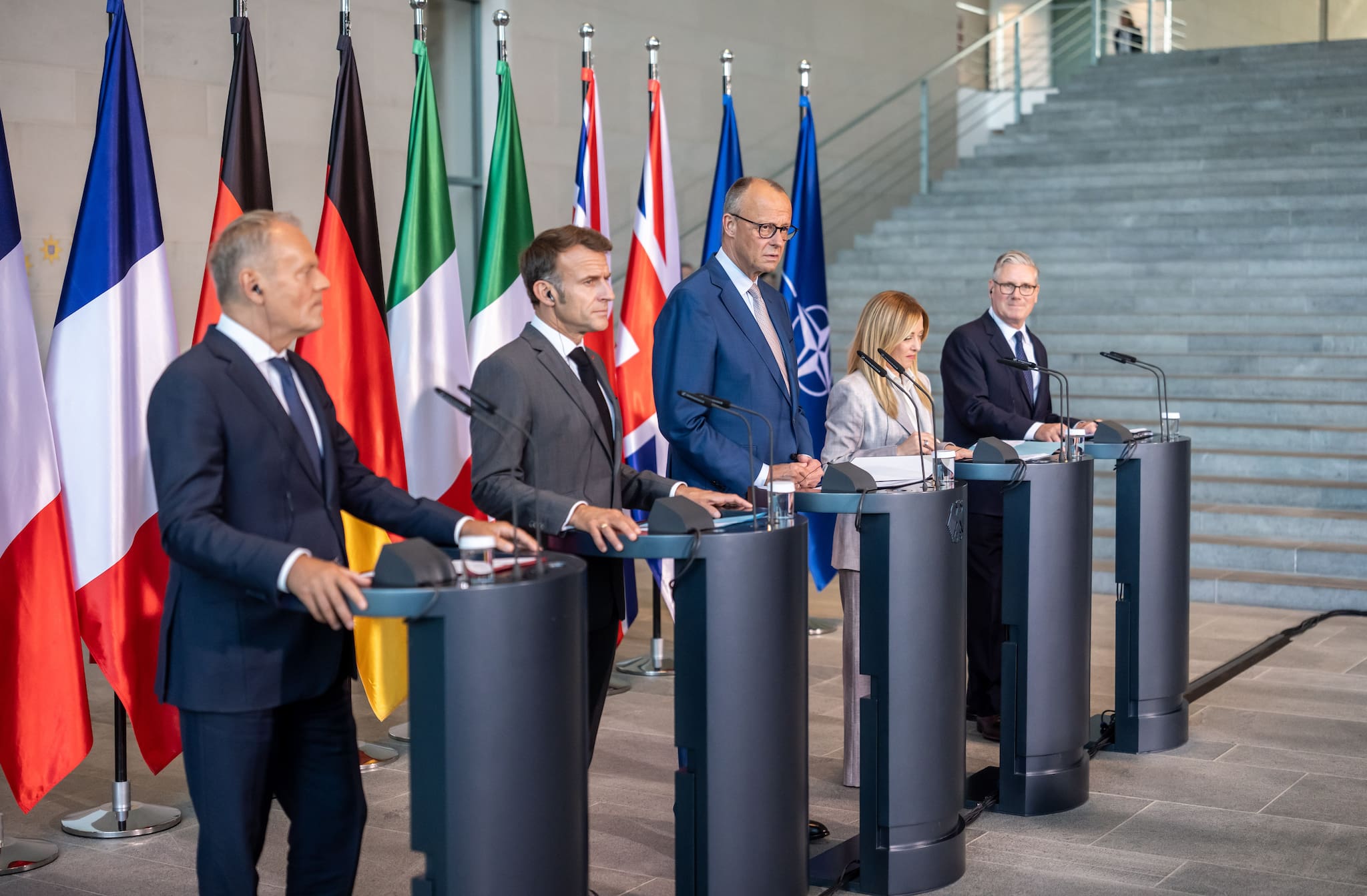 Gipfel vor dem Gipfel: Europäer sichern Ukraine anhaltende Unterstützung zu