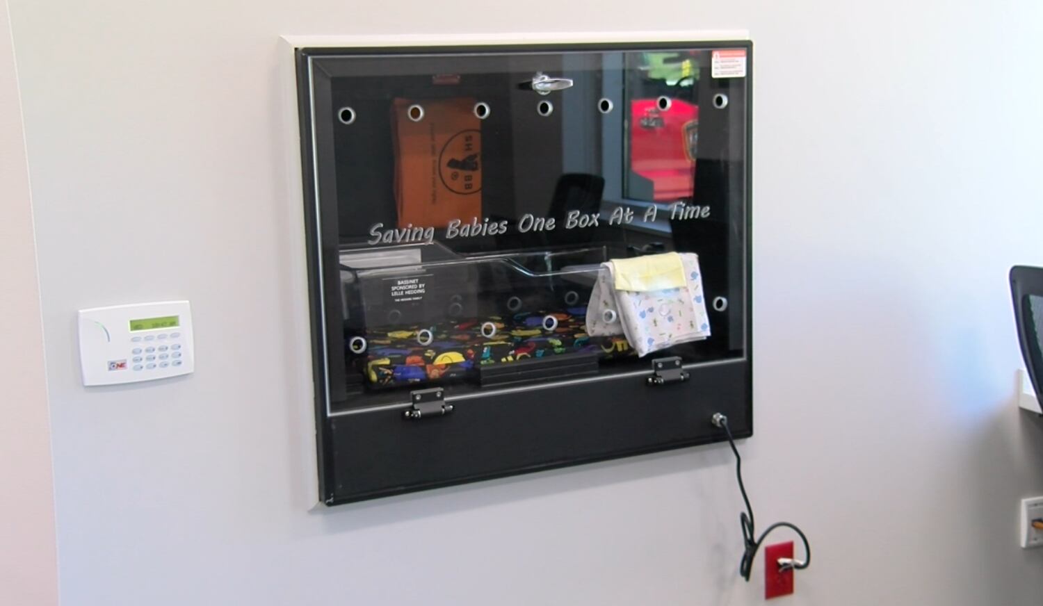 Deerfield Township dedicates new Safe Haven Baby Box at Fire Station 59