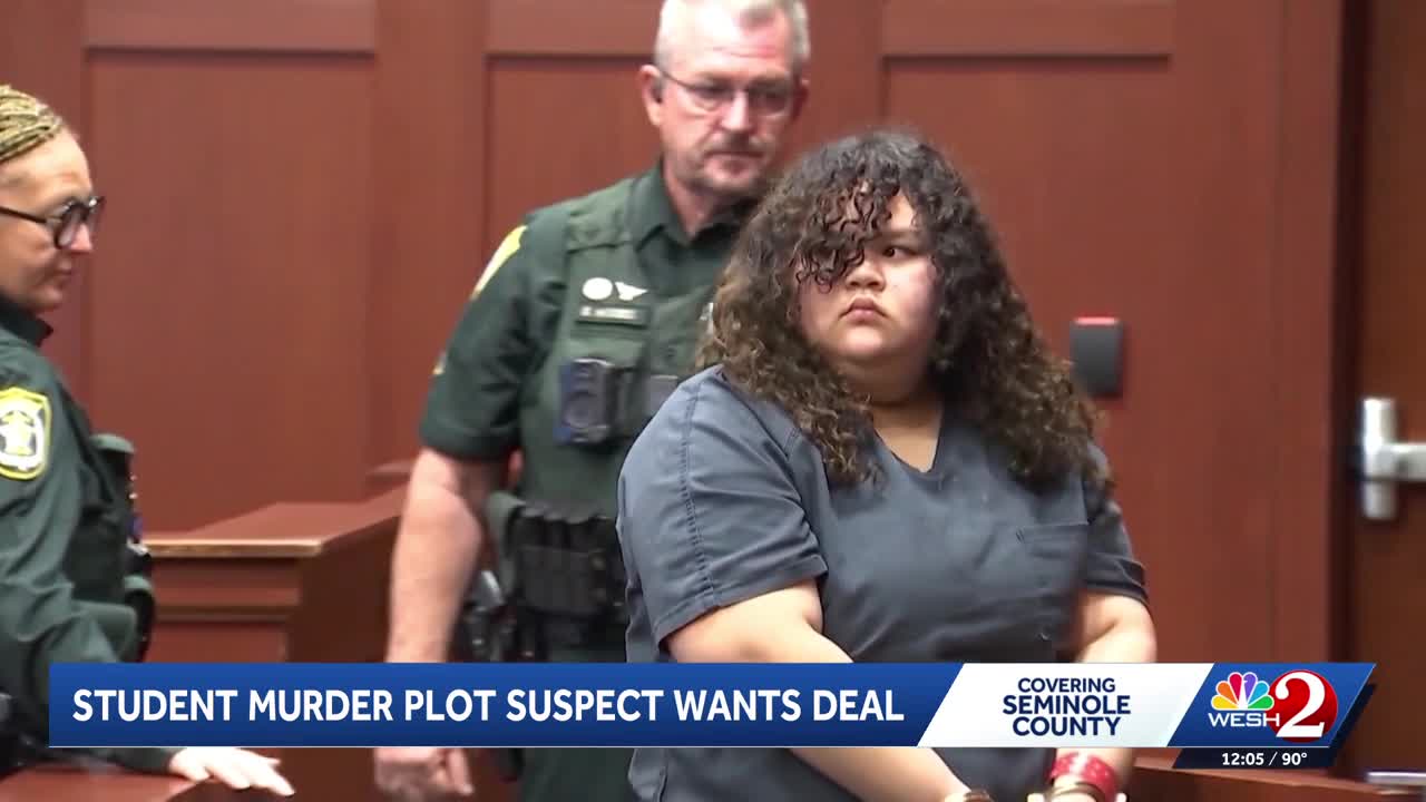 Teen murder plot suspect seeks deal after Lake Brantley High School case