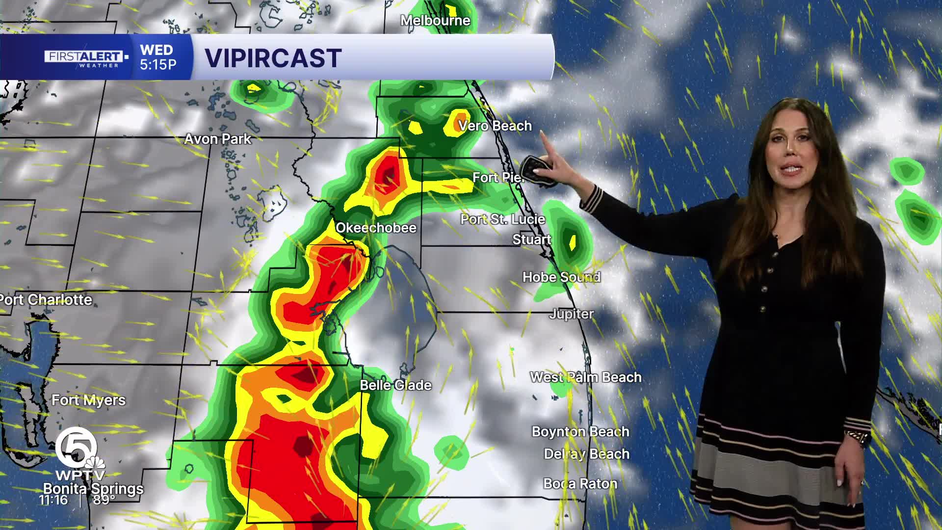 WPTV First Alert weather forecast for afternoon of Wednesday, June 24, 2026
