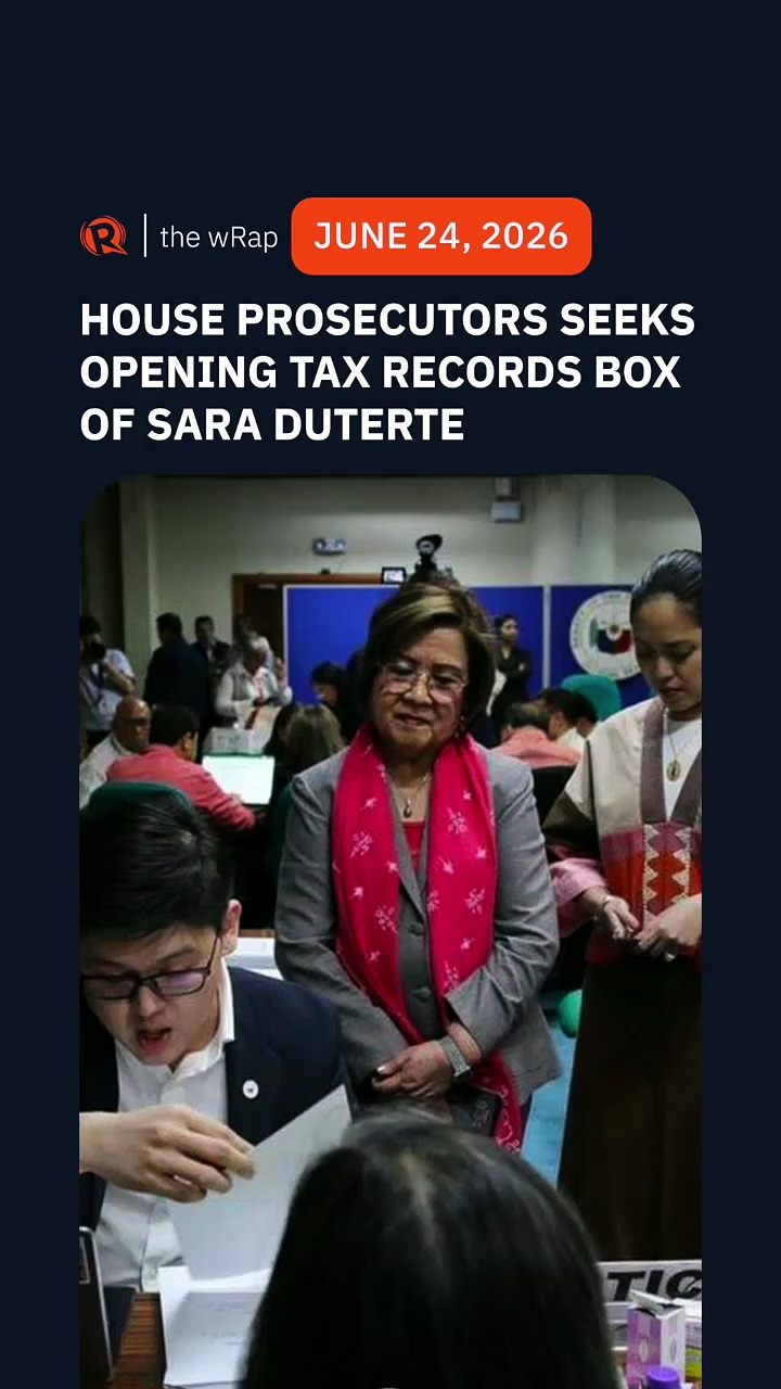 House prosecutors seek opening of BIR box with Sara Duterte's tax ...
