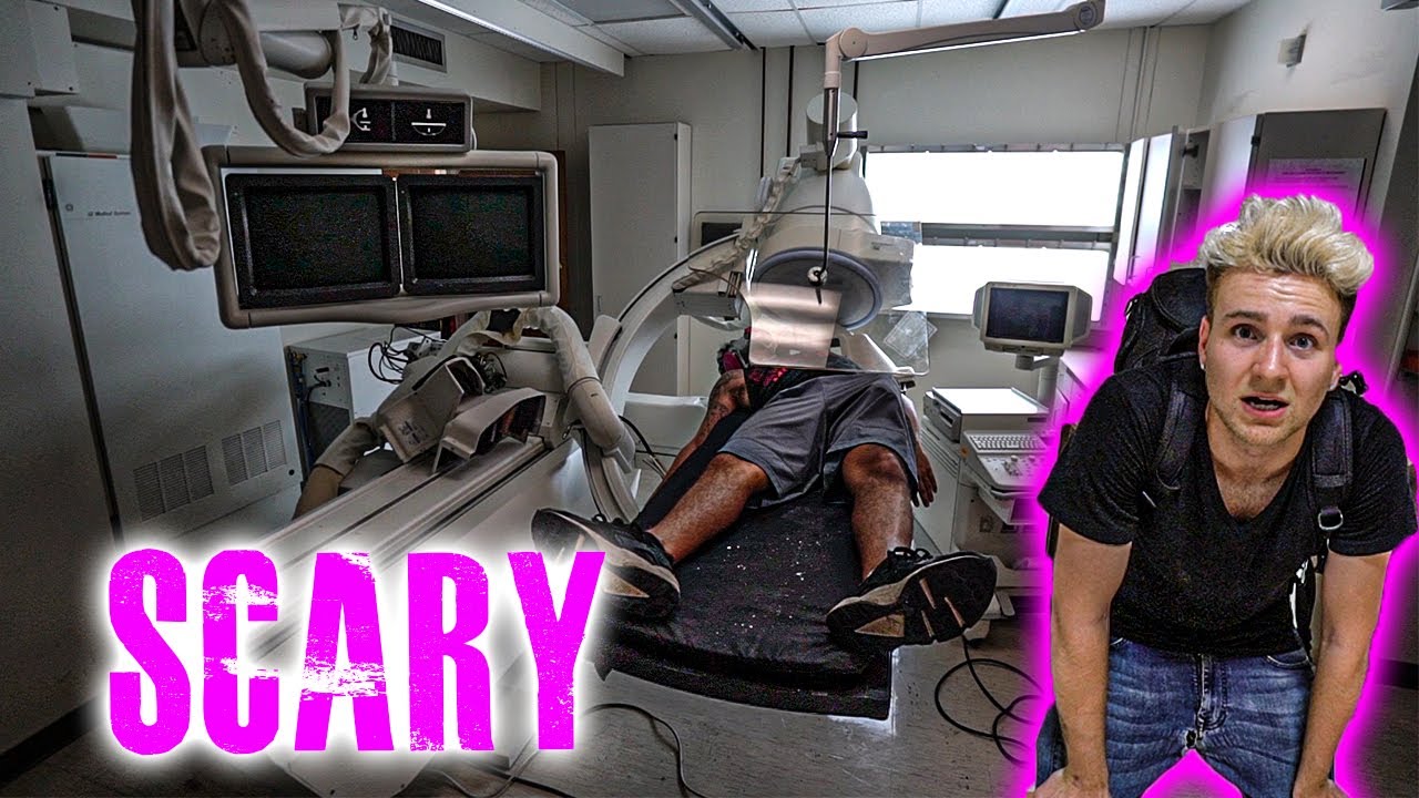 Inside the empty hospital left behind