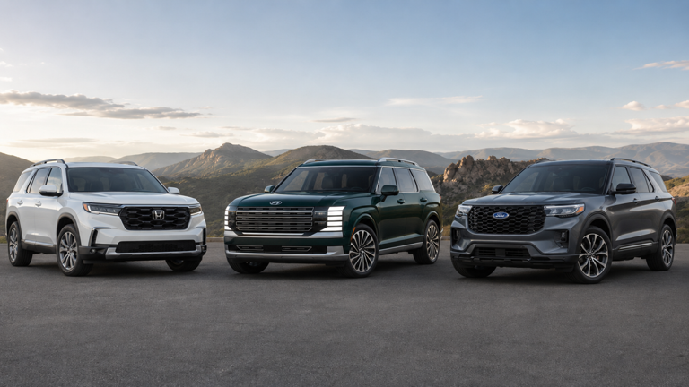 Honda Pilot vs. Hyundai Palisade vs. Ford Explorer: Which one is the ...