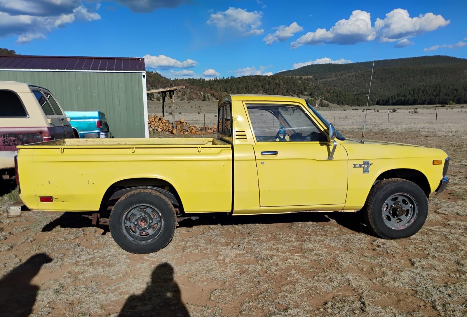 This yellow 1980 Chevy LUV 4x4 is the mini truck Mitsubishi built for ...