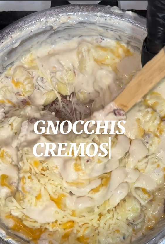 Gnocchis cremosos con pollo, bacon y queso: receta casera fácil y sabrosa