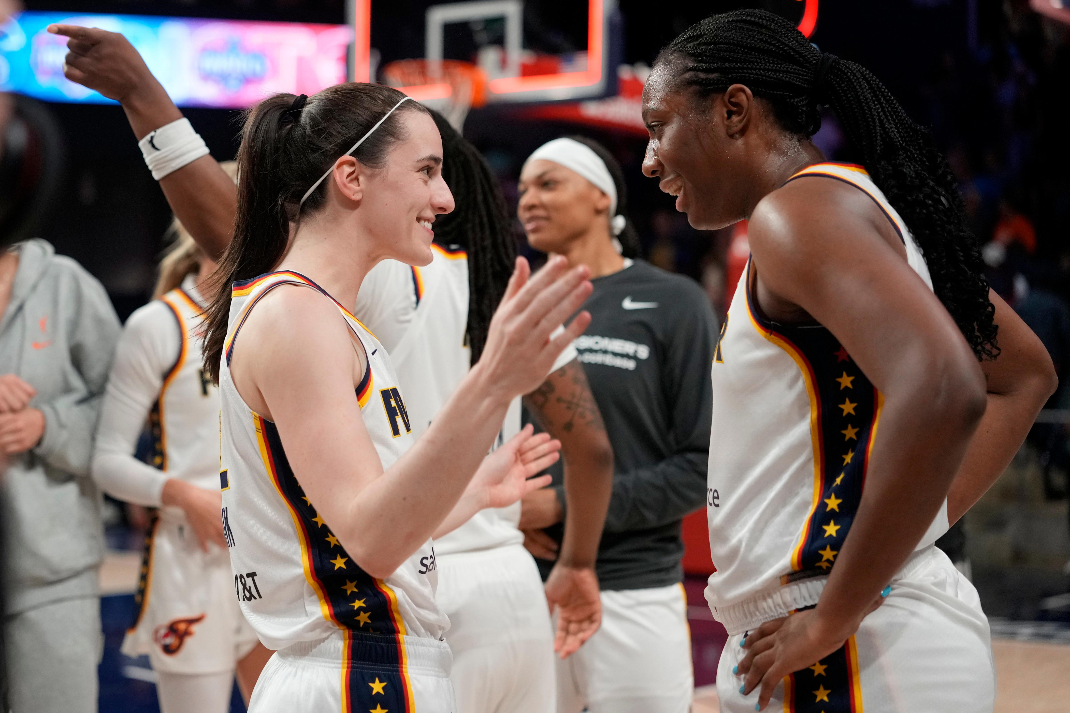 Aliyah Boston, Caitlin Clark lead WNBA All-Star voting in second return