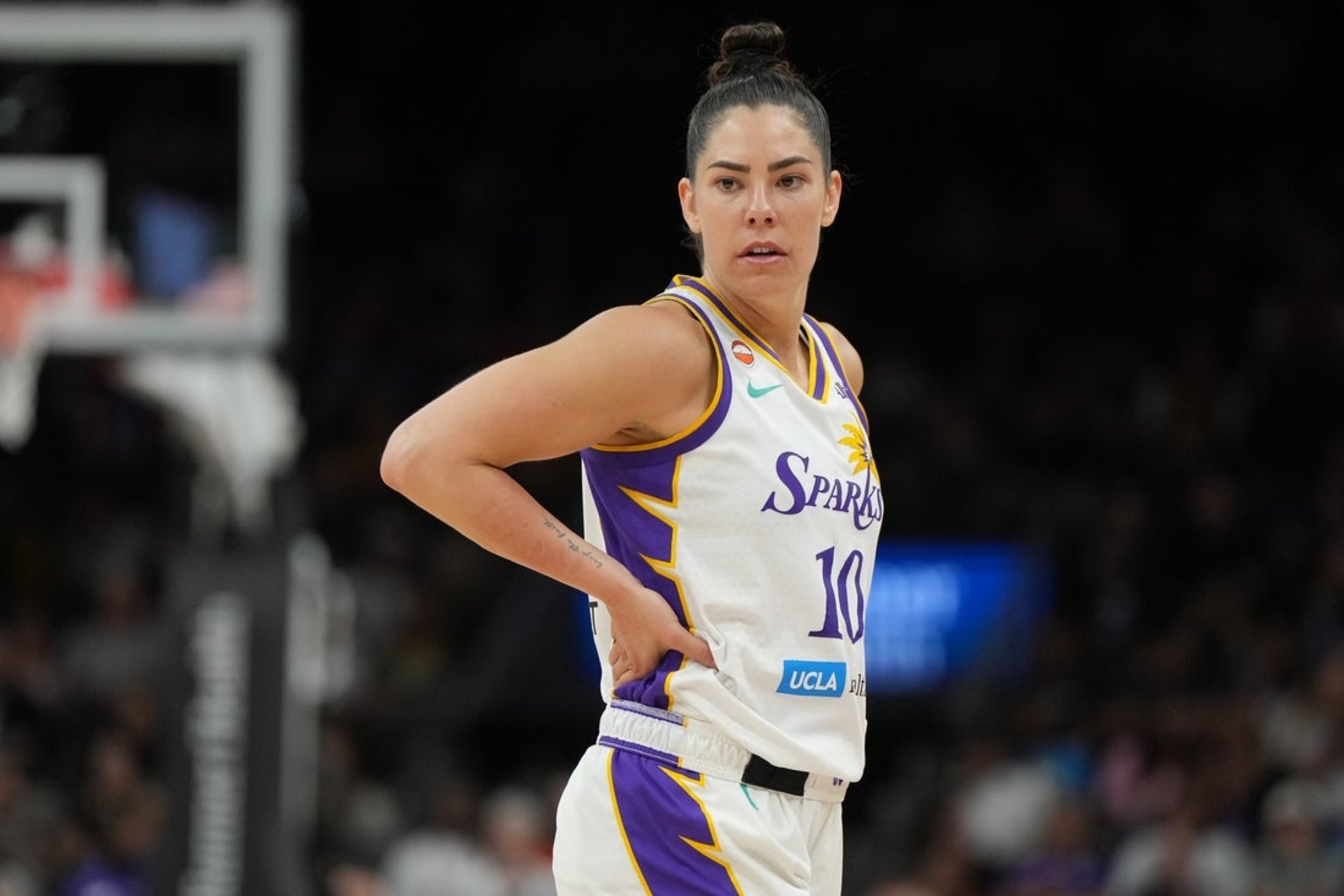 Sparks star Kelsey Plum (leg) out at least four weeks
