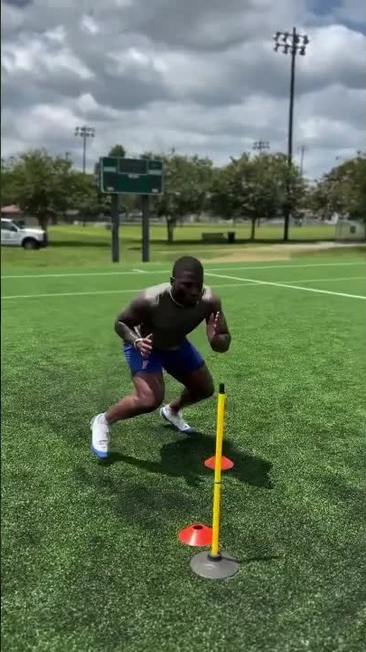 Shemar James' explosive agility drills