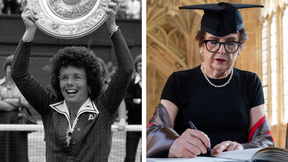 Tennis legend King receives honorary Oxford degree
