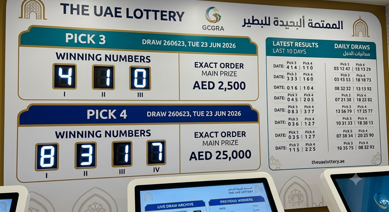 UAE lottery Pick 3 Pick 4 results announced (26-06-24): June 24 draw ...