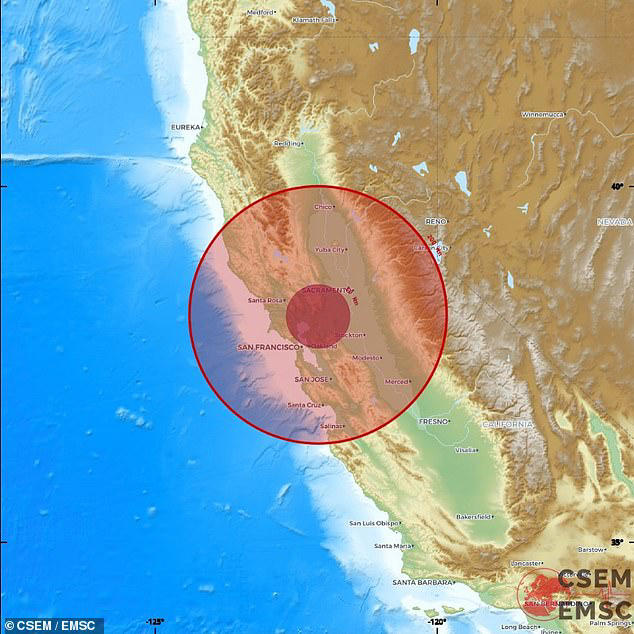 Panic as earthquake triggers warnings across three US states to 'drop ...