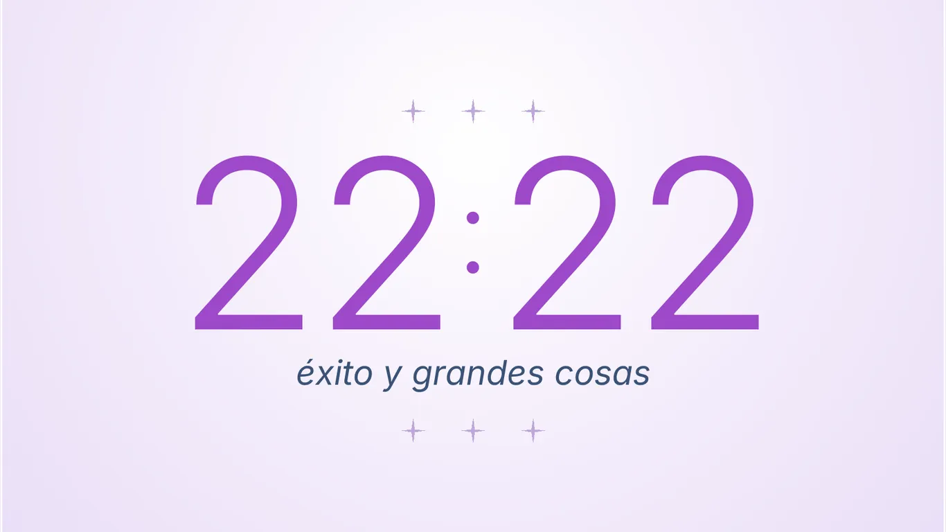 Hora espejo 22:22, la hora de los grandes logros