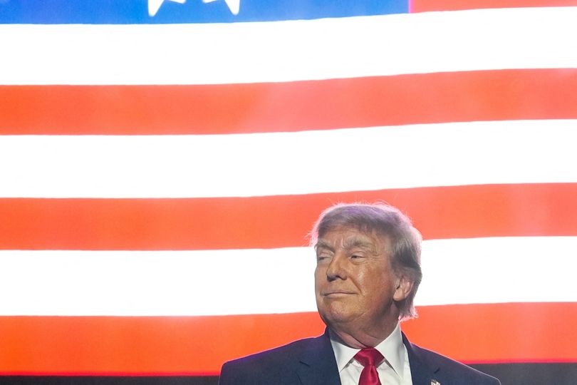 Donald Trump forced to walk out on stage to Lee Greenwood's 'horrible ...