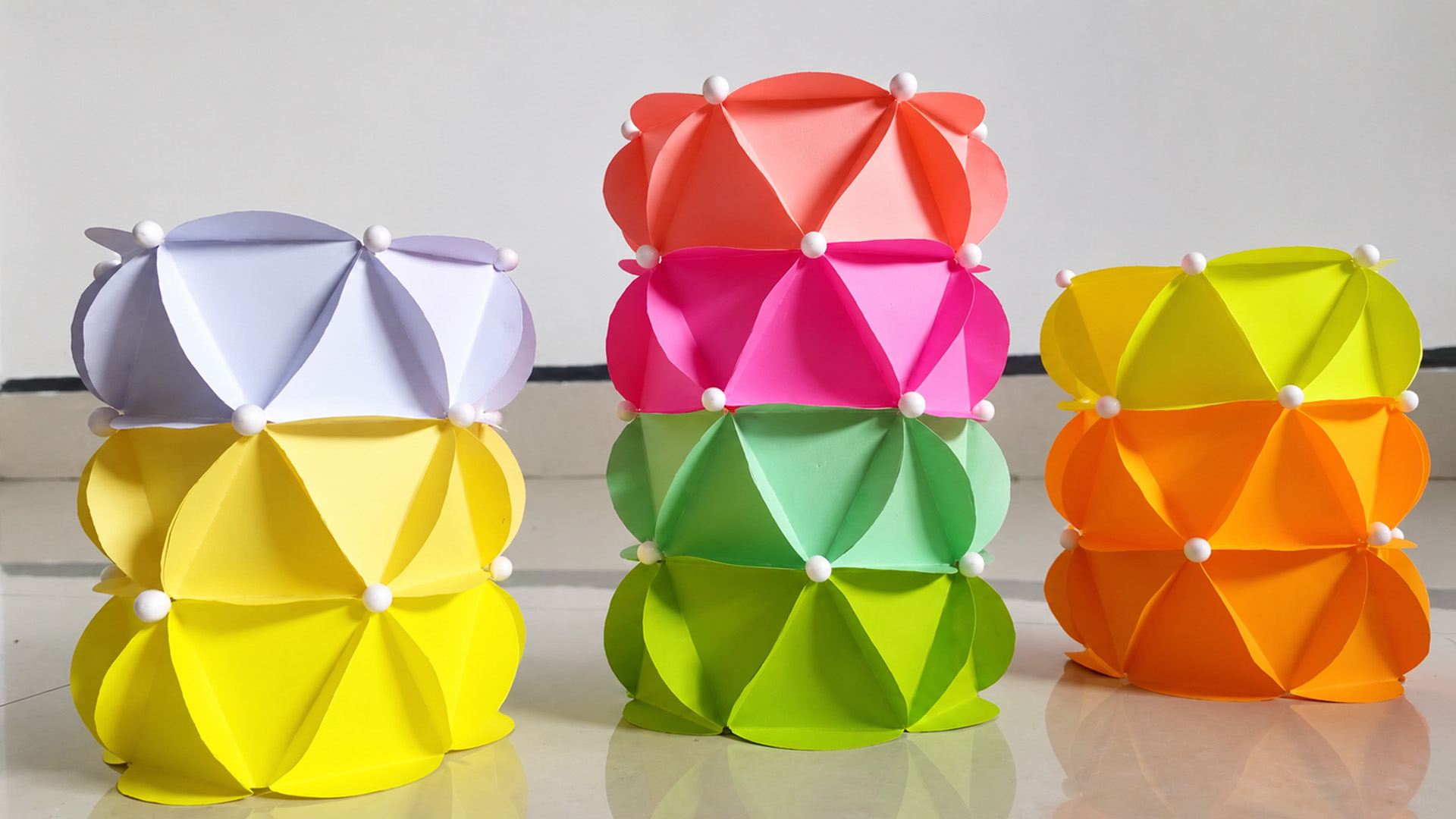 Easy DIY paper flower vase craft tutorial