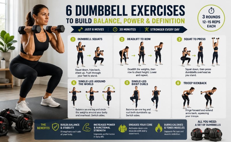 Looking to build balance, power, and muscle definition at home? Try ...