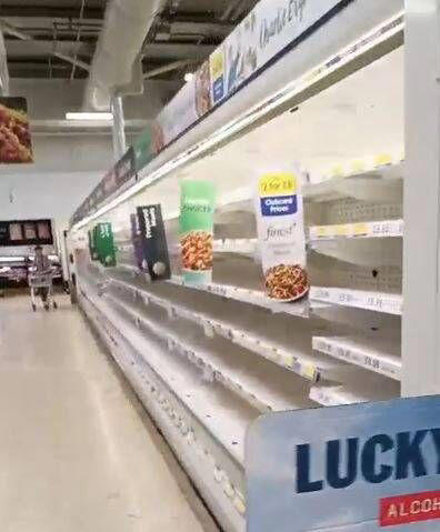 Morrisons, Tesco and Sainsbury's hit with empty shelves after extreme ...