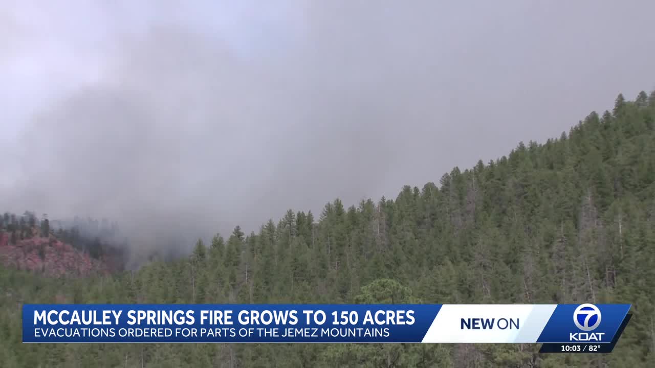 McCauley Springs fire still at 0% containment Wednesday night