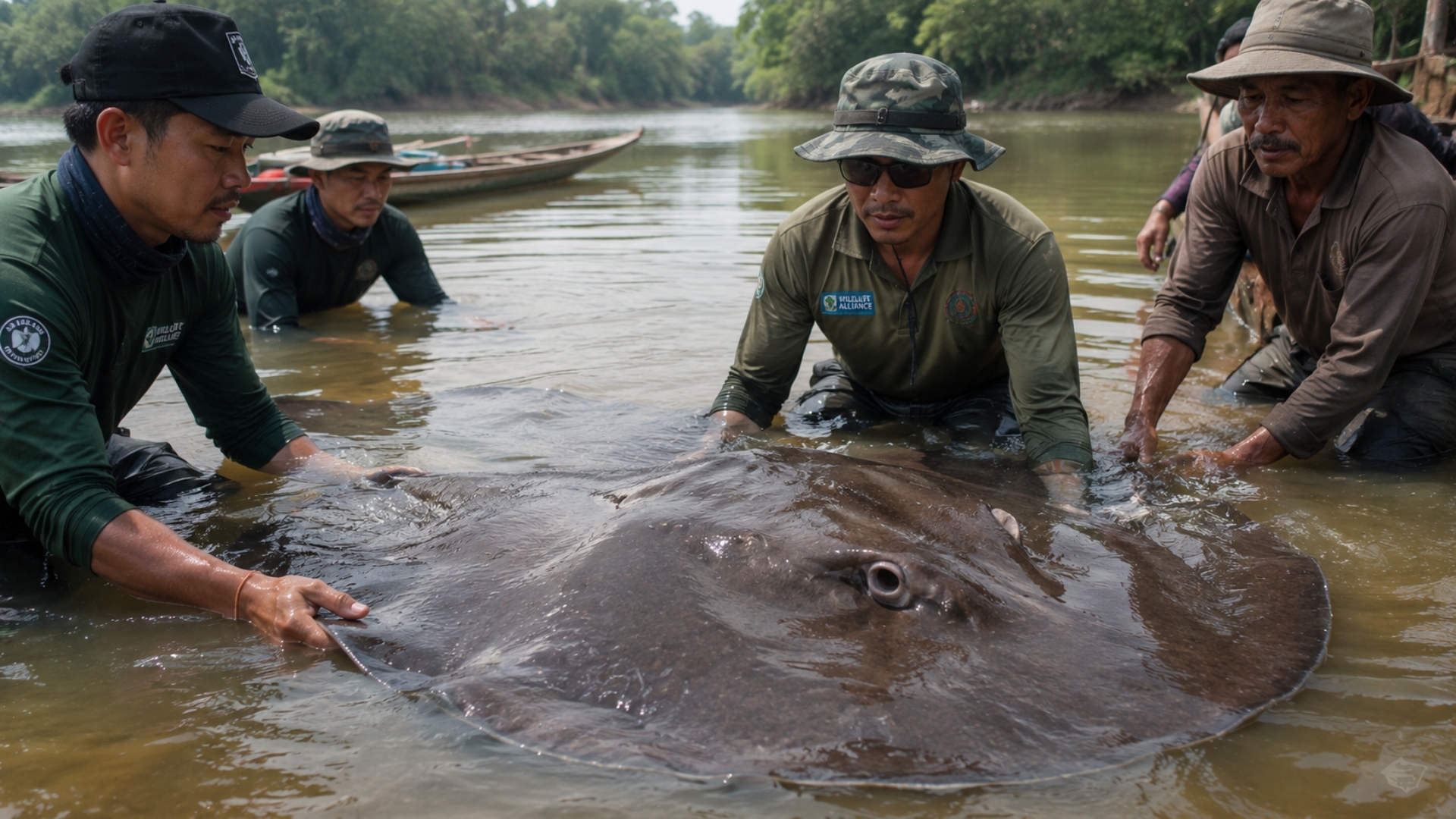 A 24-hour hotline is helping save the Mekong’s giant freshwater fish