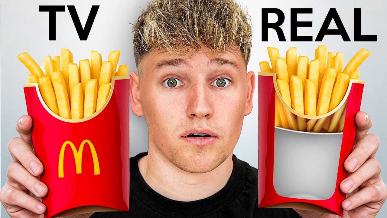 Investigator compares fast food advertisements to real-life results