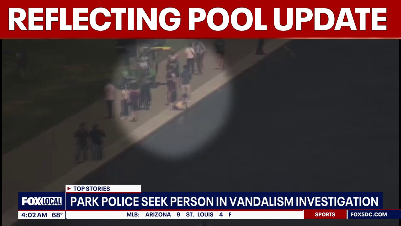 Park Police seek person in Reflecting Pool vandalism investigation ...
