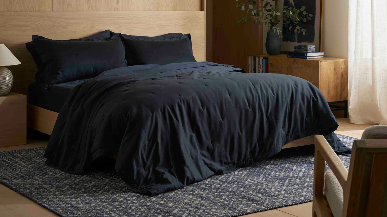 Nostalgic colors are big right now, and Cozy Earth's new bedding has both