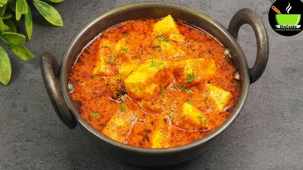 Dhaba style paneer masala with rich restaurant flavor