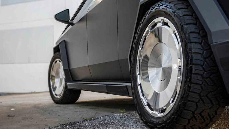 Cybertruck gets 1970s-inspired wheels for $7,195