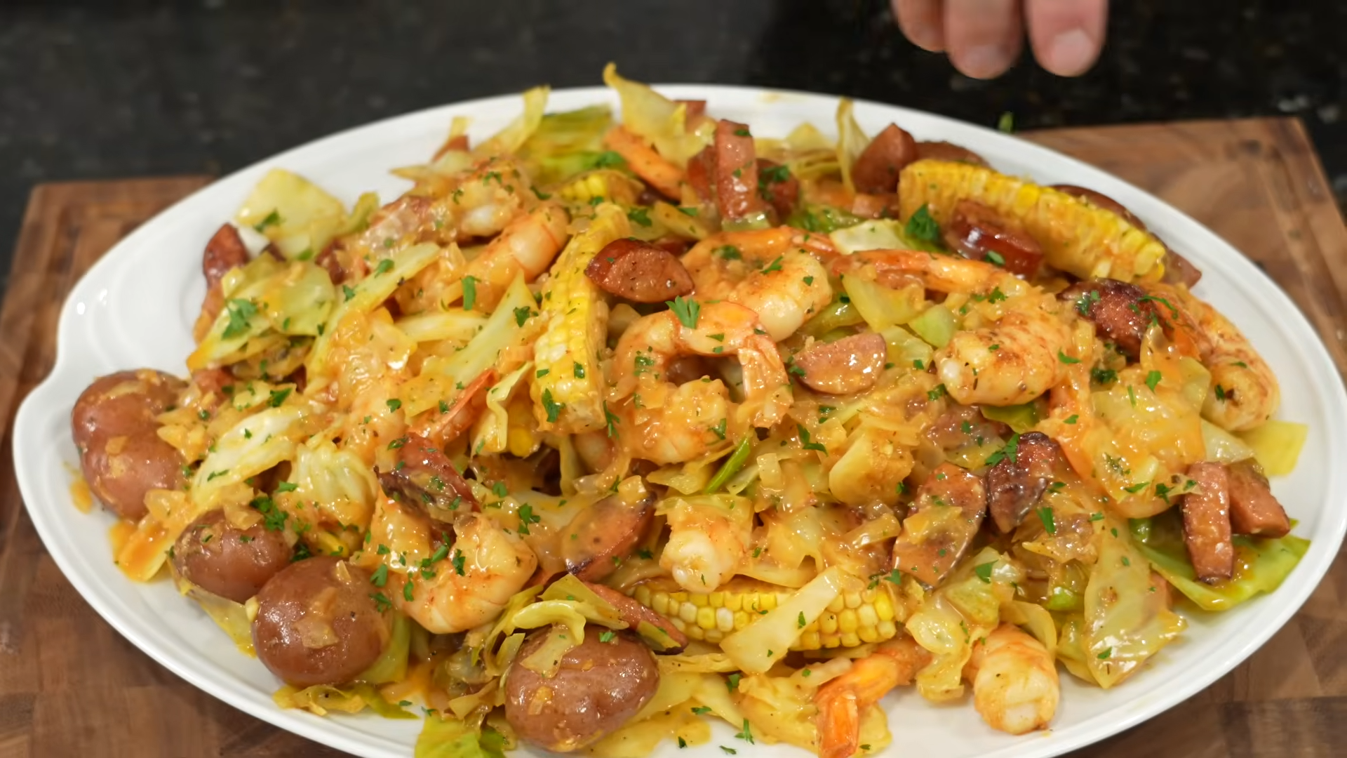 Easy fried cabbage for a comforting dinner for two