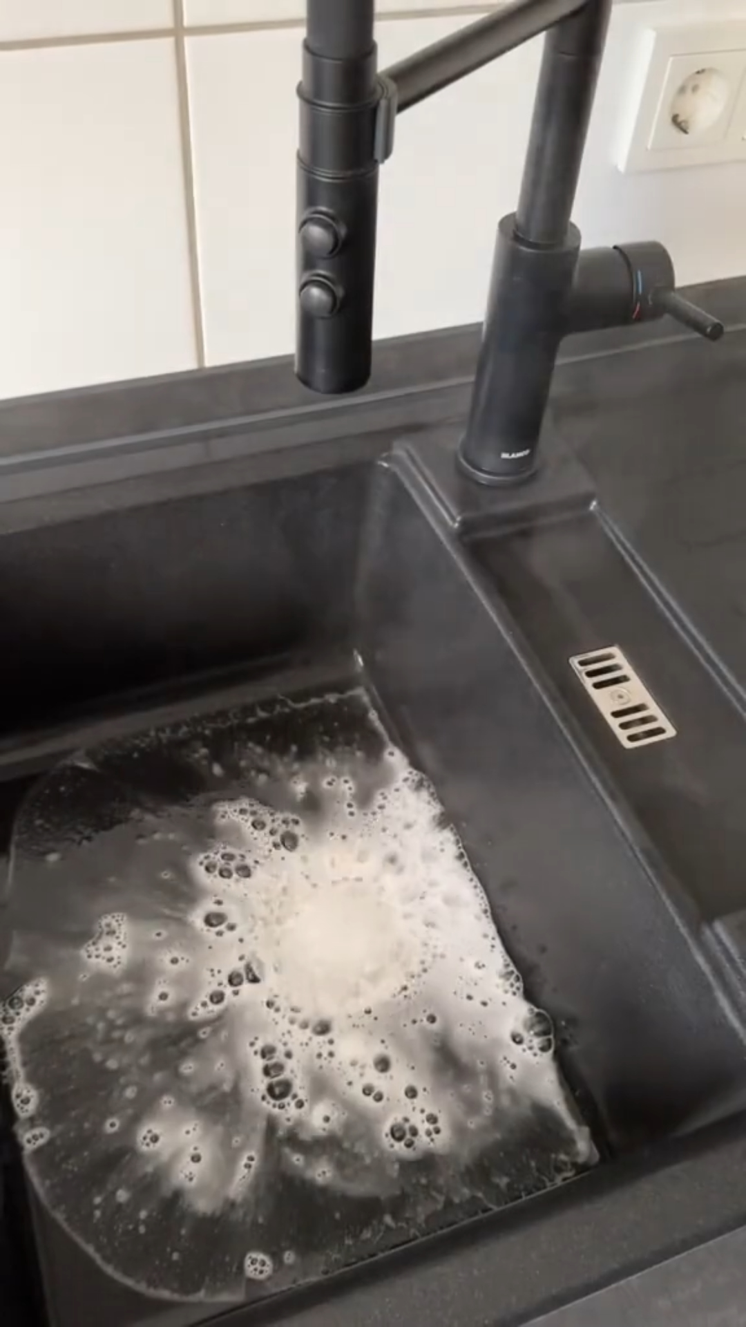 Kitchen sink deep clean ASMR satisfying dirty to fresh transformation