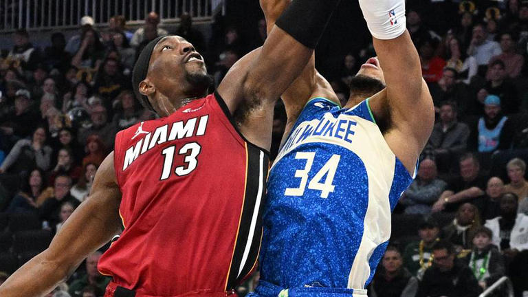 Where do Giannis Antetokounmpo and Bam Adebayo rank among the NBA's top ...