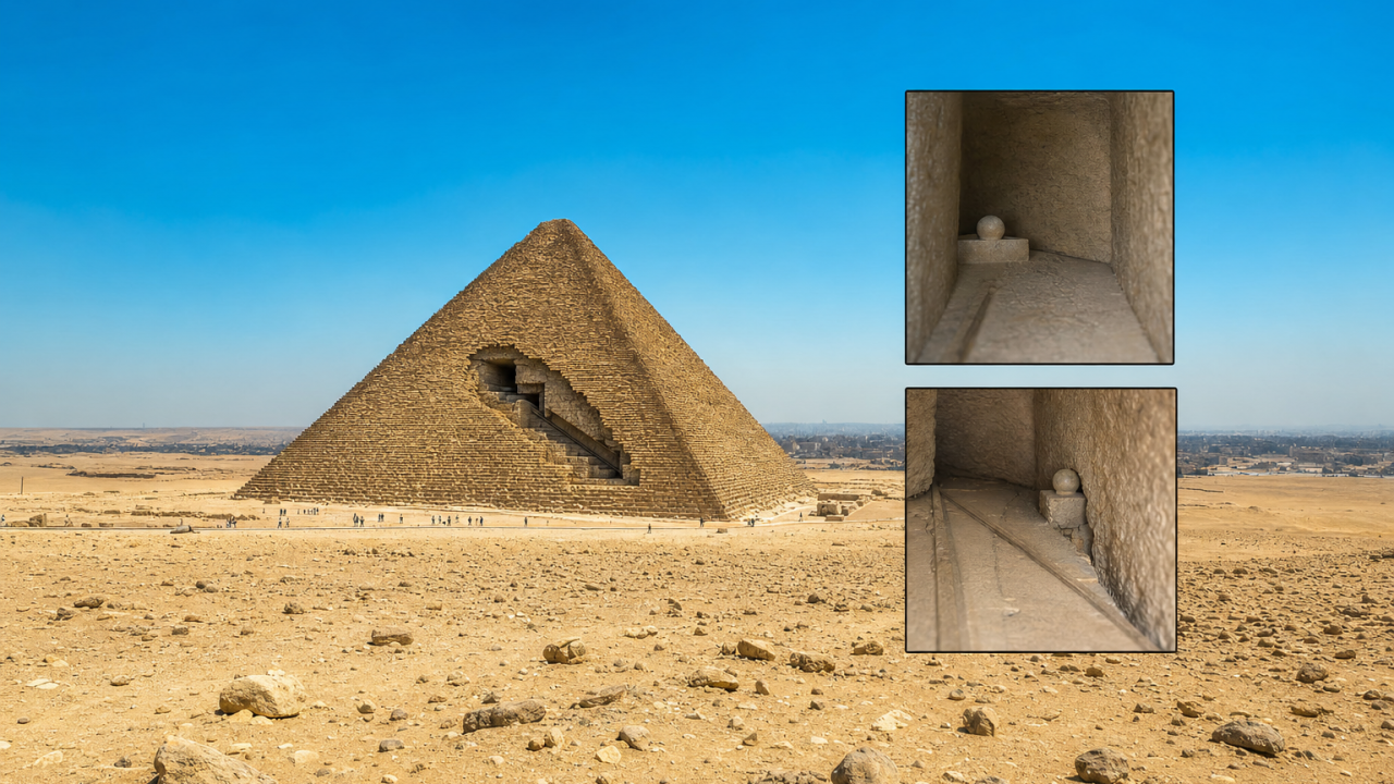 Why objects sealed inside the Great Pyramid date to before 3100 BC