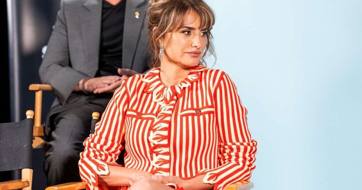 Penelope Cruz styles Chanel micro miniskirt with dazzling tweed earrings