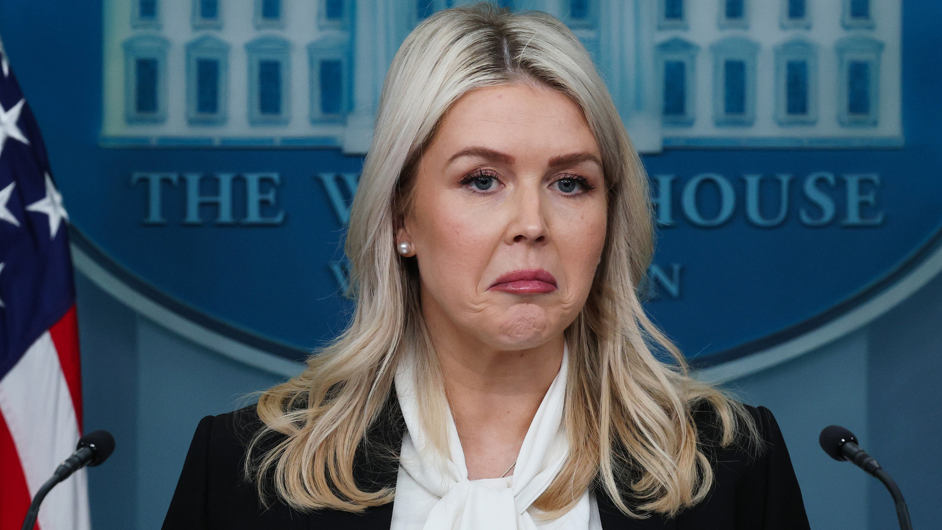 Karoline Leavitt called the media ‘deranged’ over the Reflecting Pool ...