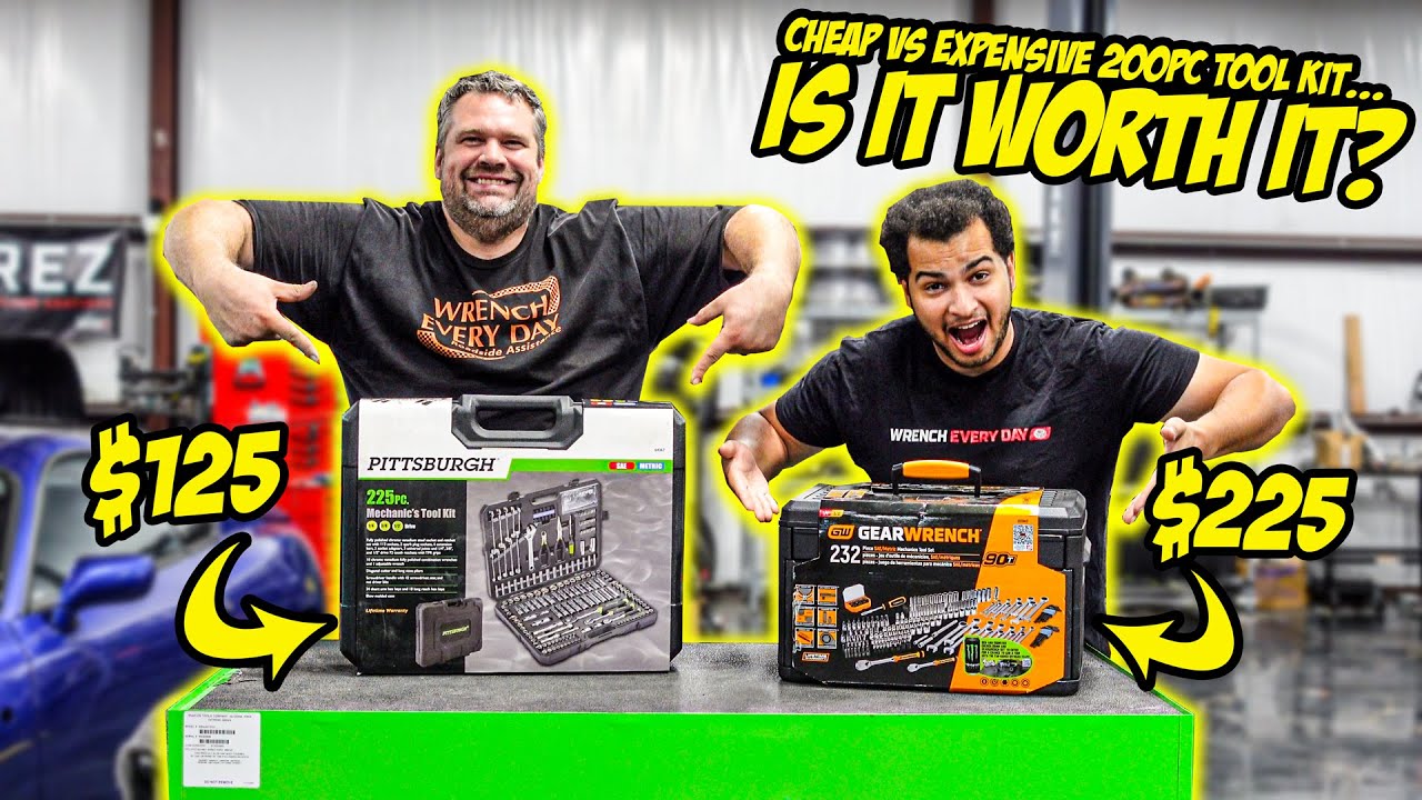 Harbor Freight Vs. Gear Wrench Mechanic's Tool Set - Same Thing For ...