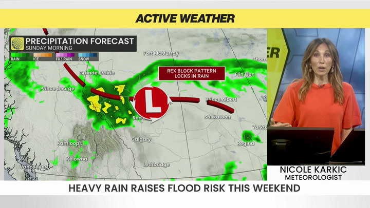 Alberta braces for heavy rain and rising flood risk this weekend