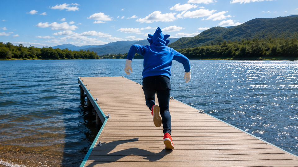Sonic comes to life through real world parkour