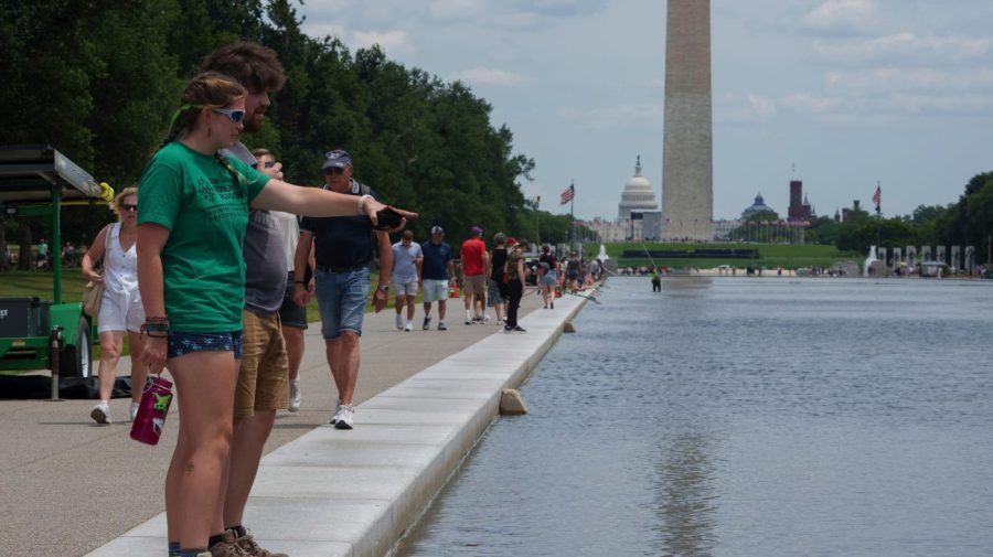 Sharp knife or razor used to cut Reflecting Pool liner: National Park ...