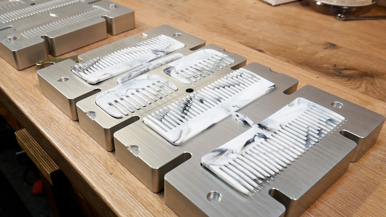 Watch me make combs from recycled plastic