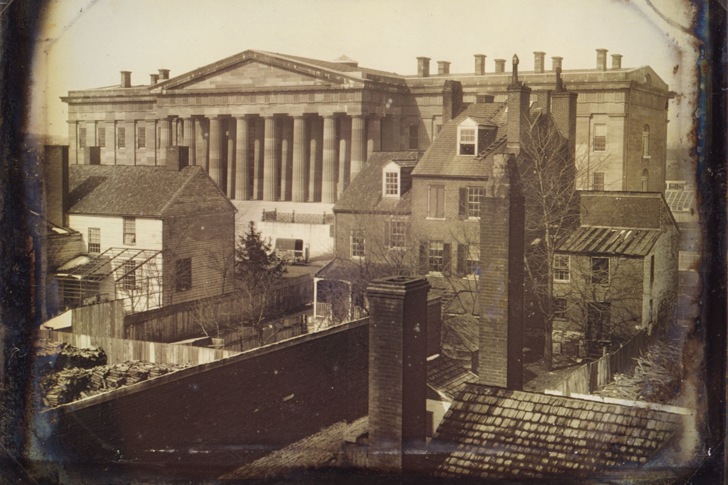This building hosted Lincoln's inaugural ball and displayed the ...