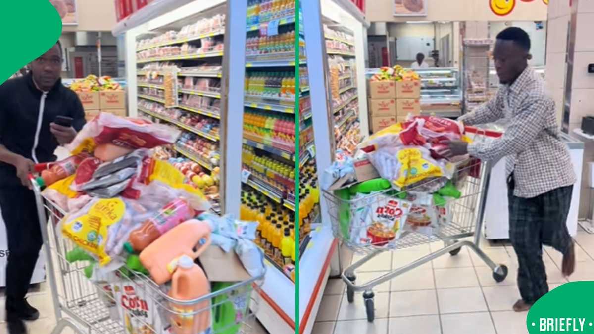 Shoprite trolley dash winner goes viral after focusing on breakfast ...