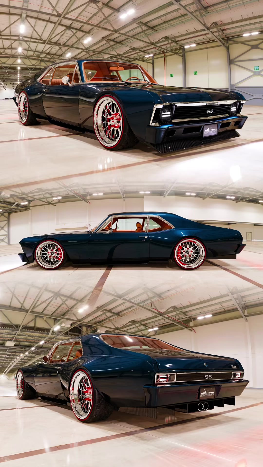 1969 Chevy Nova receives a bold modern redesign
