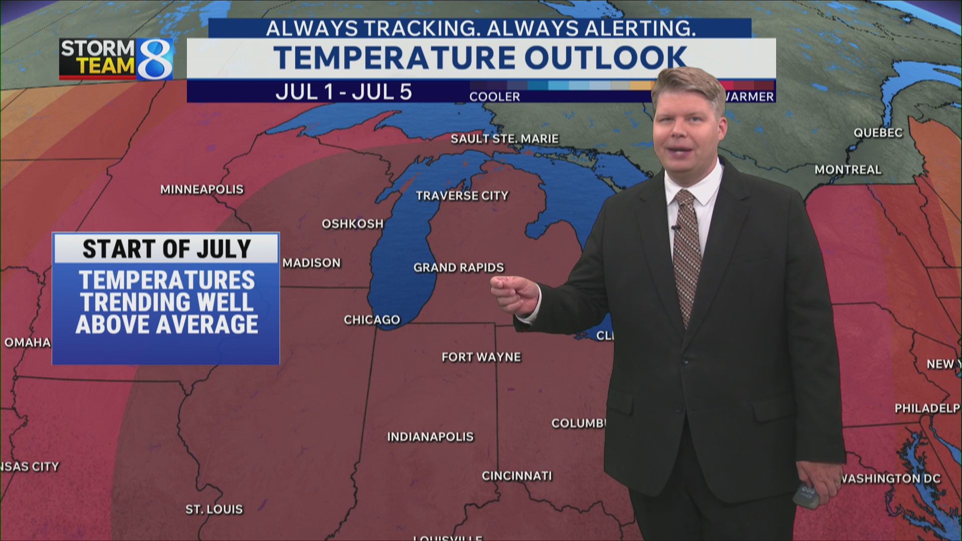 Storm Team 8 forecast, noon, 062526