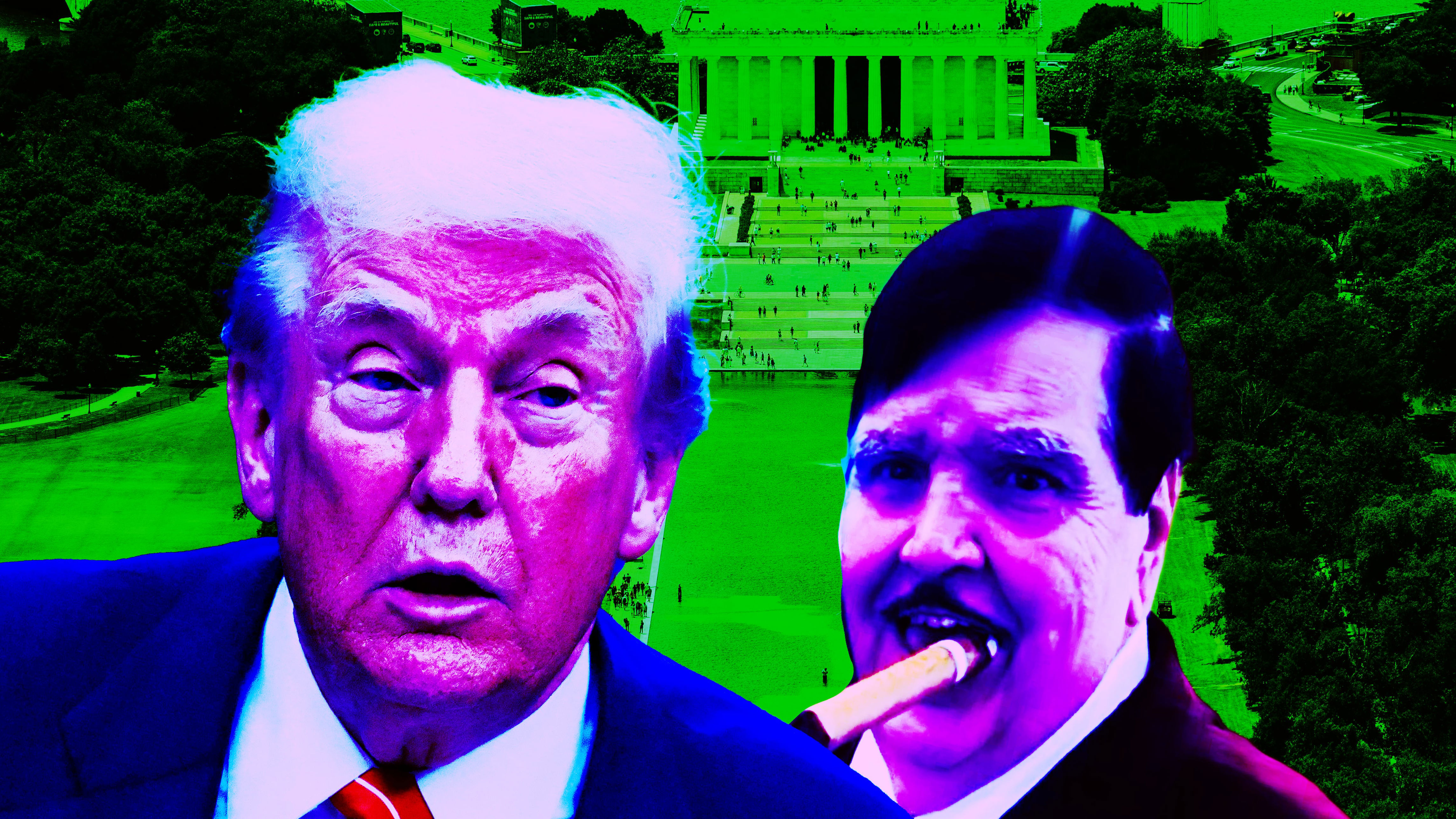 Trump’s pool guys hit with probe for reflecting pool slime debacle