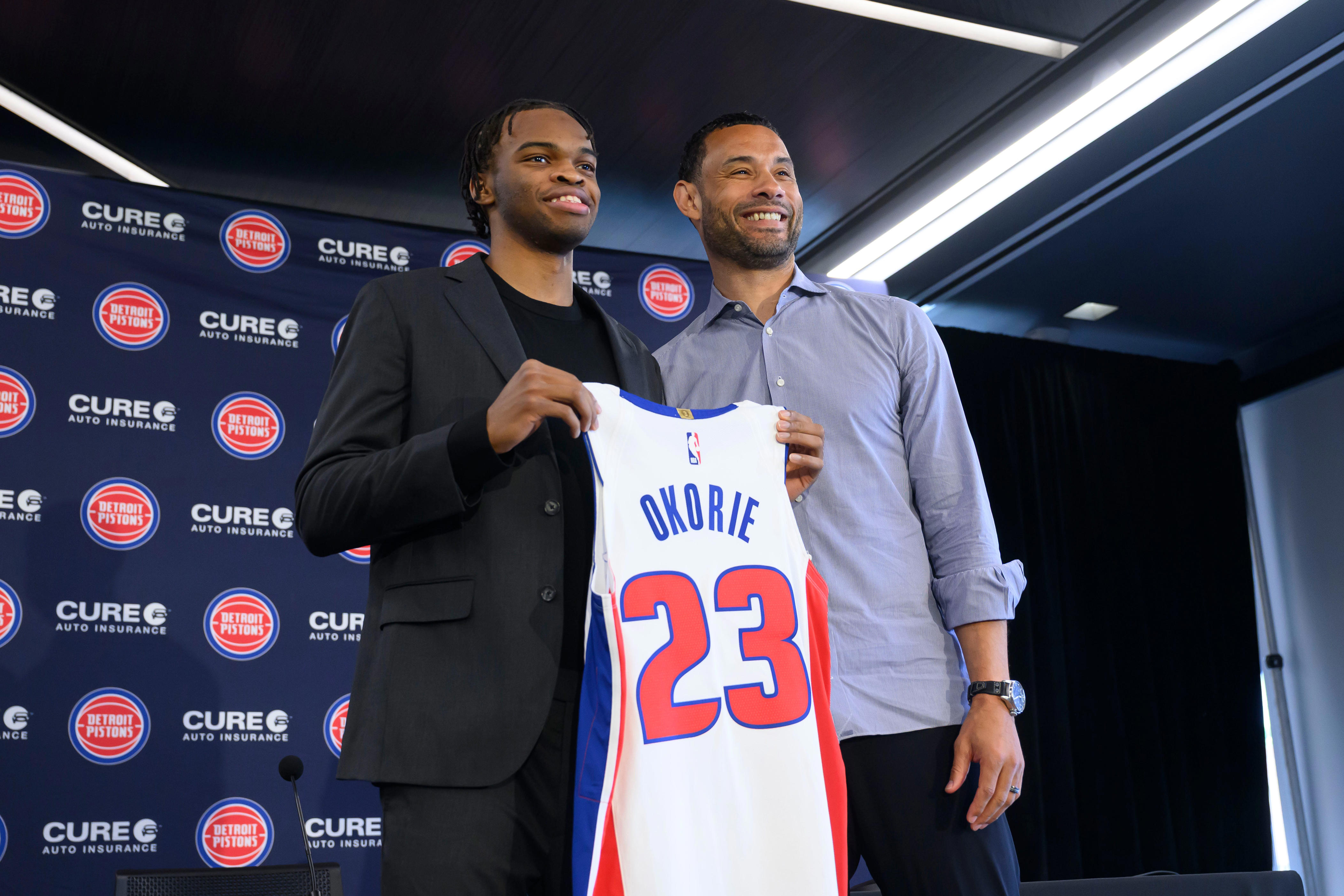 Pistons believe Ebuka Okorie is a great fit on and off the floor