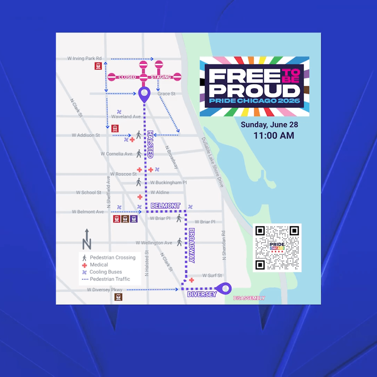 2026 Pride Parade Chicago: Map, route, parking restrictions with huge ...