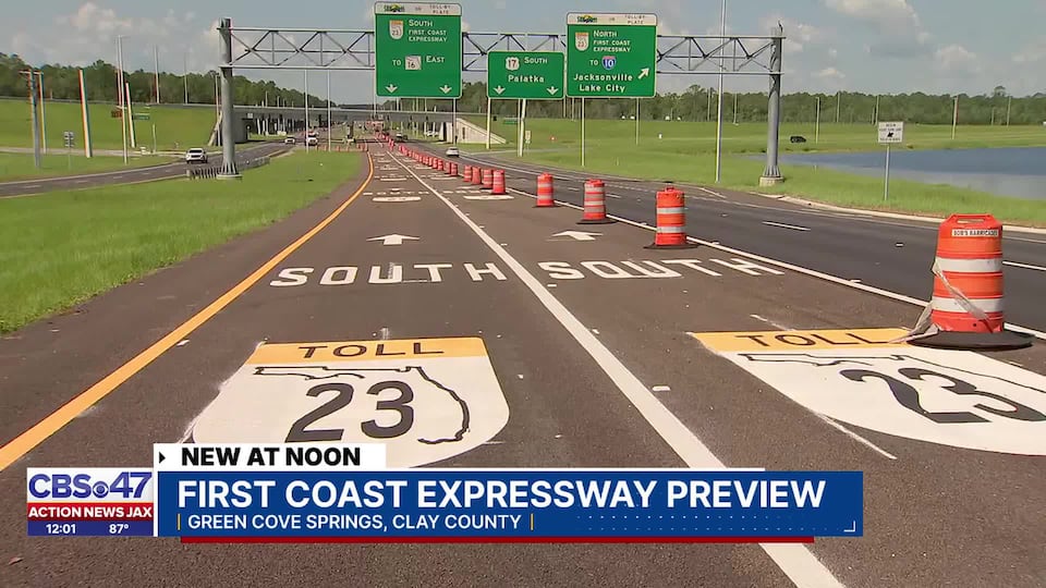 New section of First Coast Expressway opening in Green Cove Springs