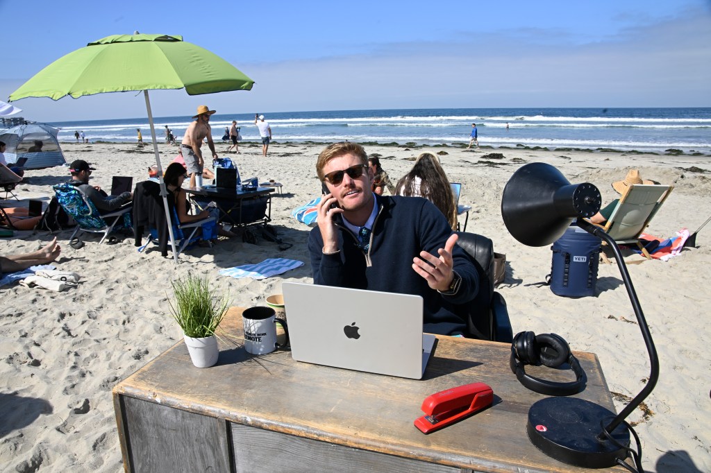 SoCal beach transforms into ultimate remote work escape — after city ...