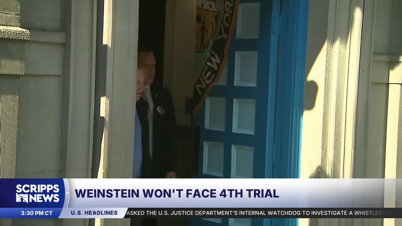 Harvey Weinstein won't face 4th trial