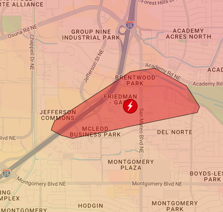Live updates: Tracking power outages in New Mexico