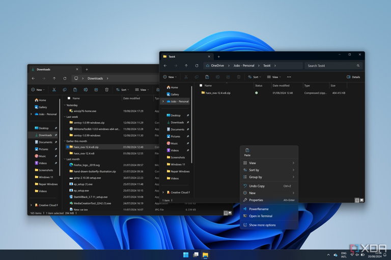 I tried replacing OneDrive with self-hosted storage, and it didn't work out